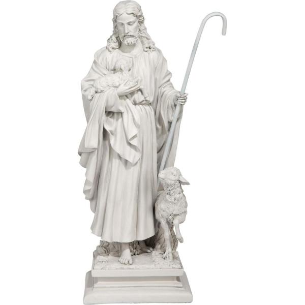 Design Toscano Jesus, The Good Shepherd Garden Statue: Large - Design ...