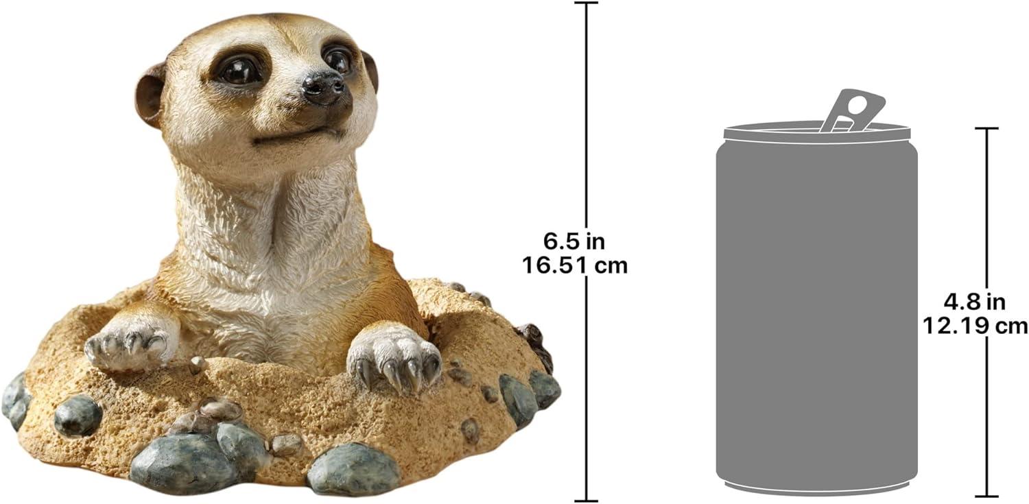 Design Toscano QL57081 Out of the Kalahari Meerkat Garden Animal Statue ...