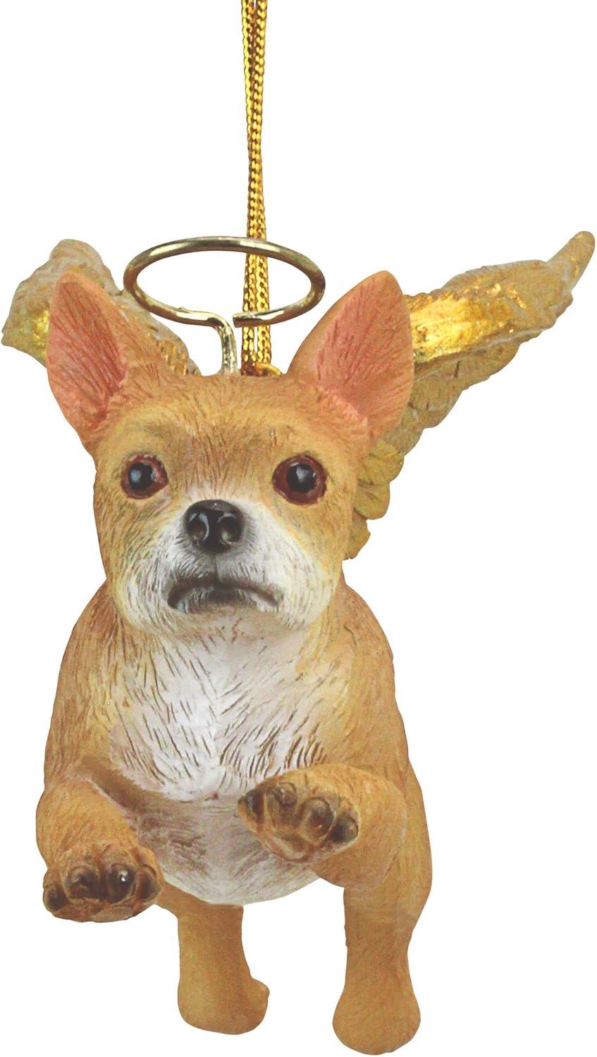 ANGEL MALTESE ORNAMENT(Angel Chihuahua) - Design Toscano