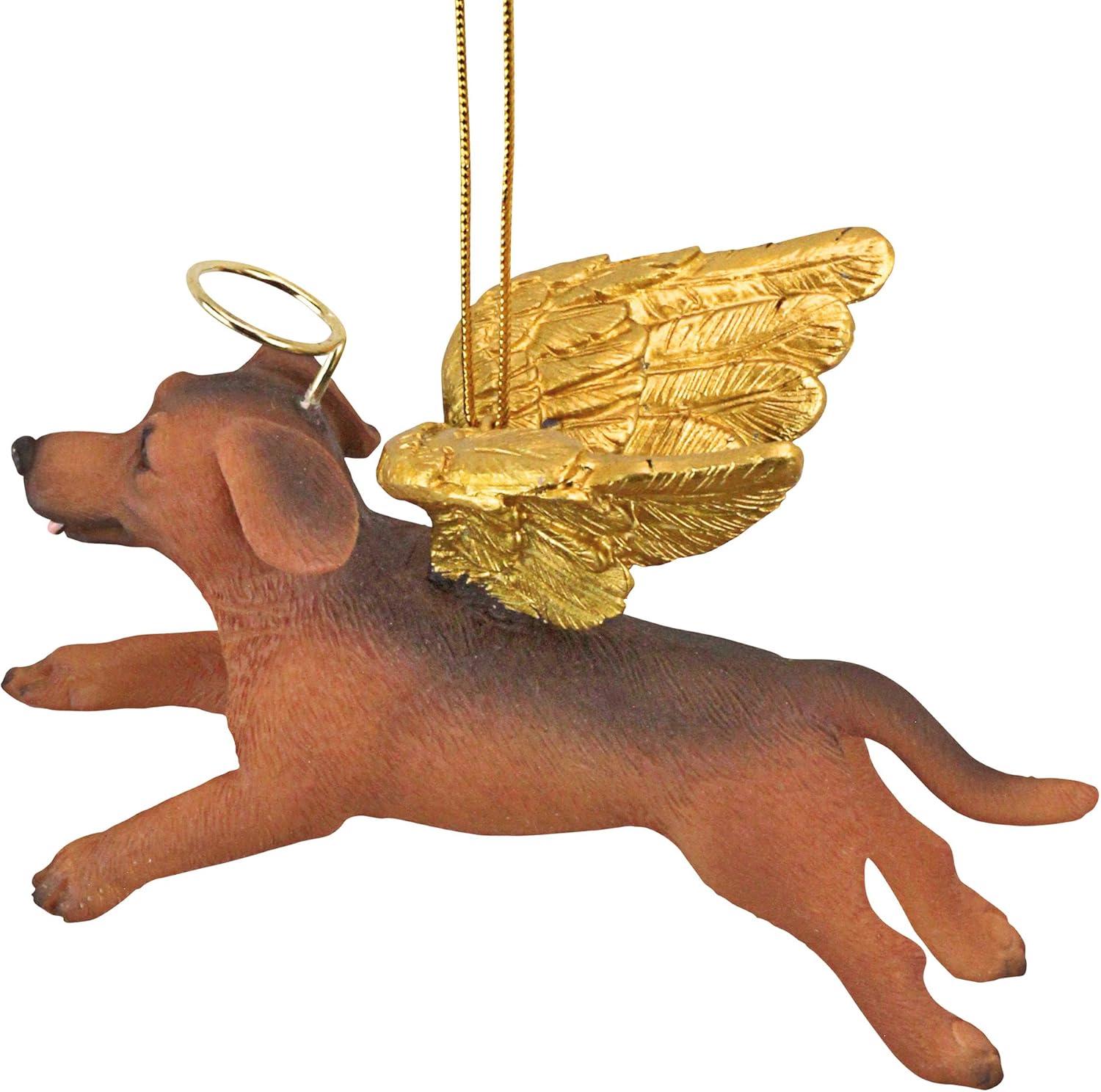 ANGEL MALTESE ORNAMENT(Angel Dachshund) - Design Toscano