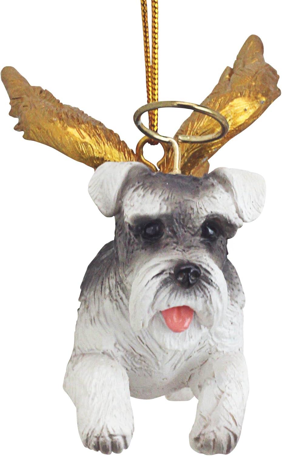 ANGEL MALTESE ORNAMENT(Angel Mini Schnauzer) - Design Toscano