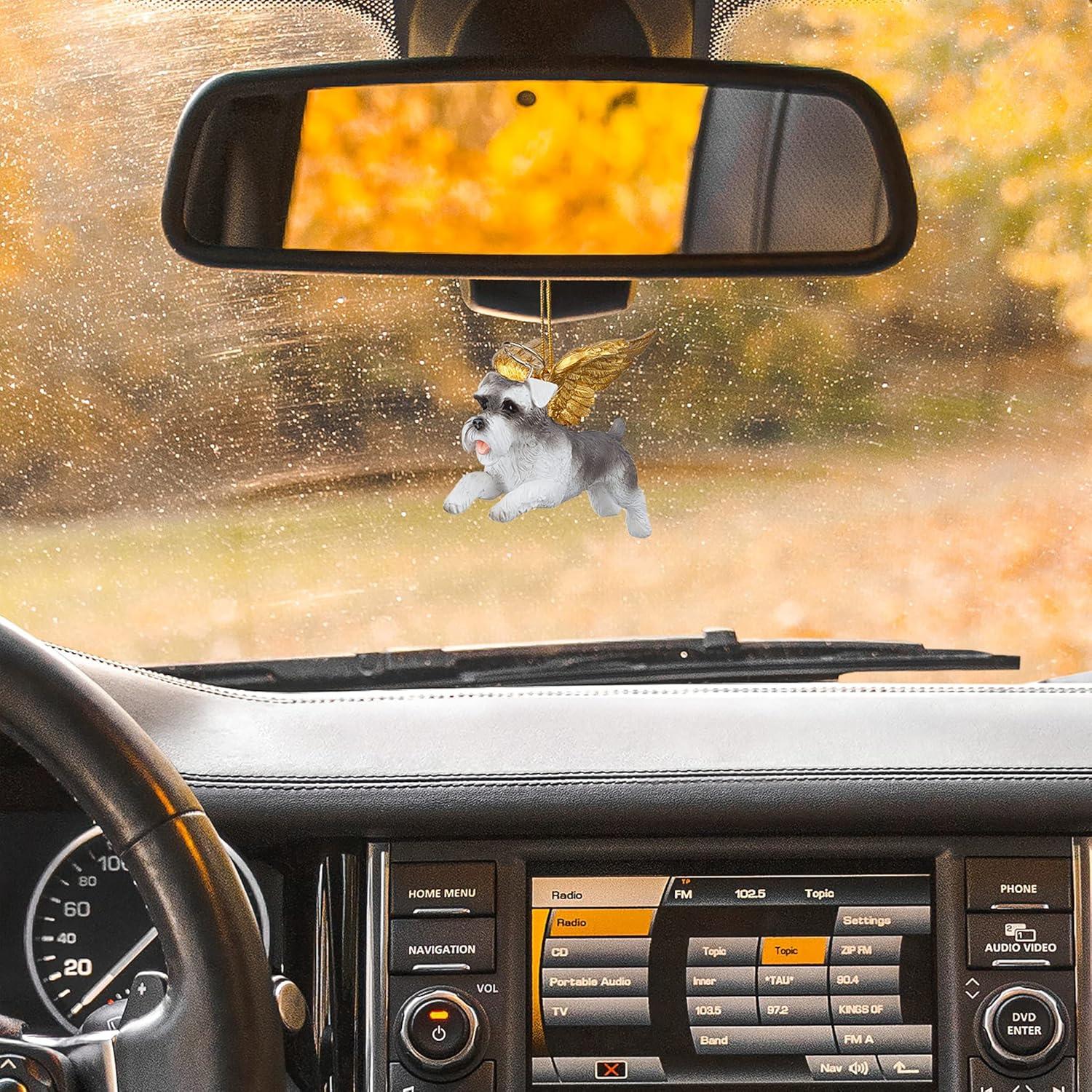 ANGEL MALTESE ORNAMENT(Angel Mini Schnauzer) - Design Toscano