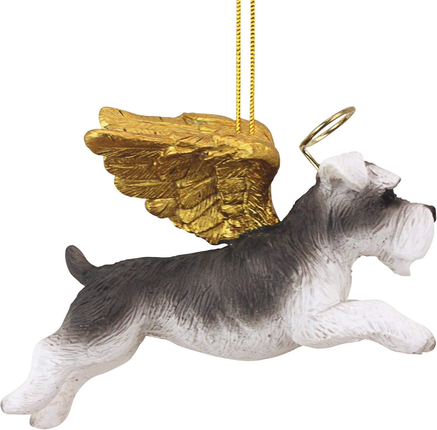 ANGEL MALTESE ORNAMENT(Angel Mini Schnauzer) - Design Toscano