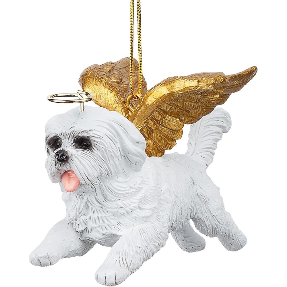 ANGEL MALTESE ORNAMENT(Angel Maltese) - Design Toscano