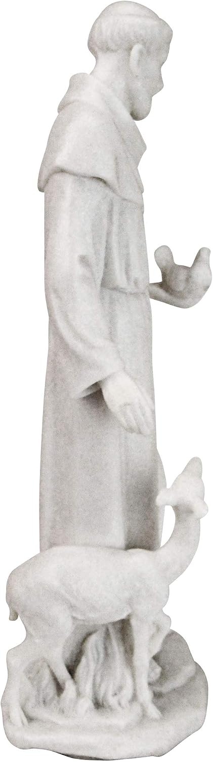 Design Toscano Francis of Assisi Reflection Pool Outdoor Garden Statue ...