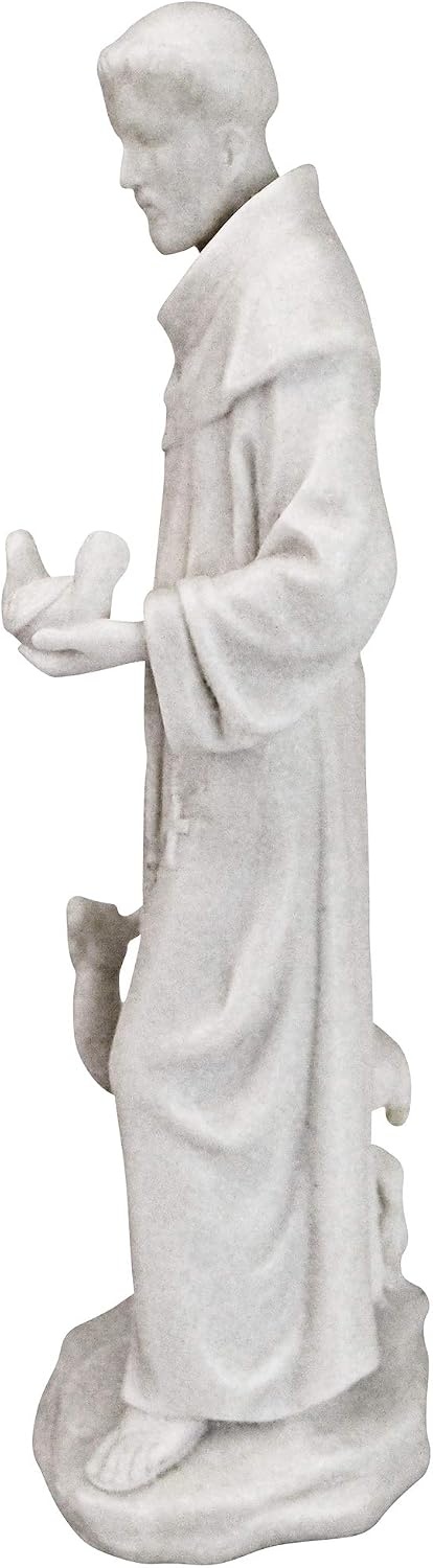 Design Toscano Francis of Assisi Reflection Pool Outdoor Garden Statue ...